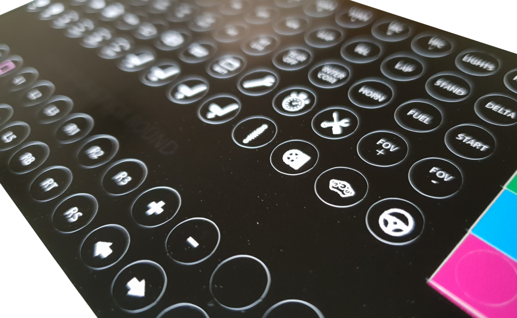 BLACK ROUND | SIM STICKERS