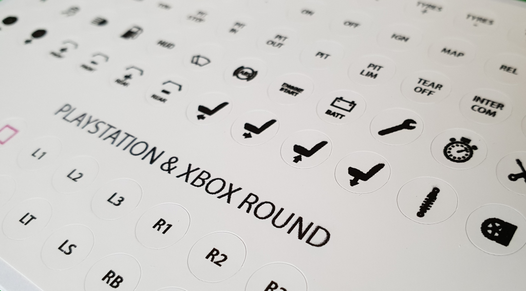 WHITE ROUND | SIM STICKERS