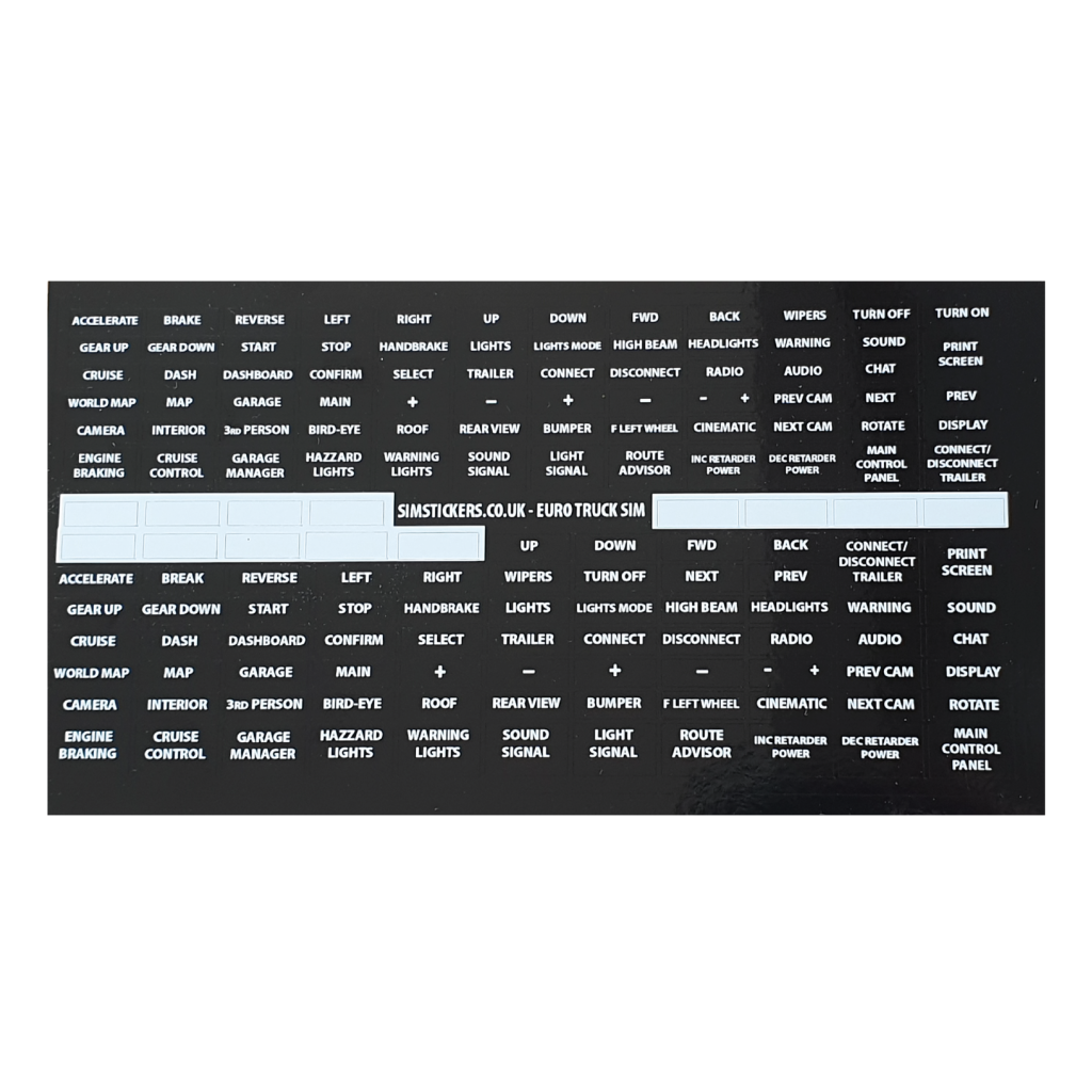 BLACK Truck Simulator | SIM STICKERS