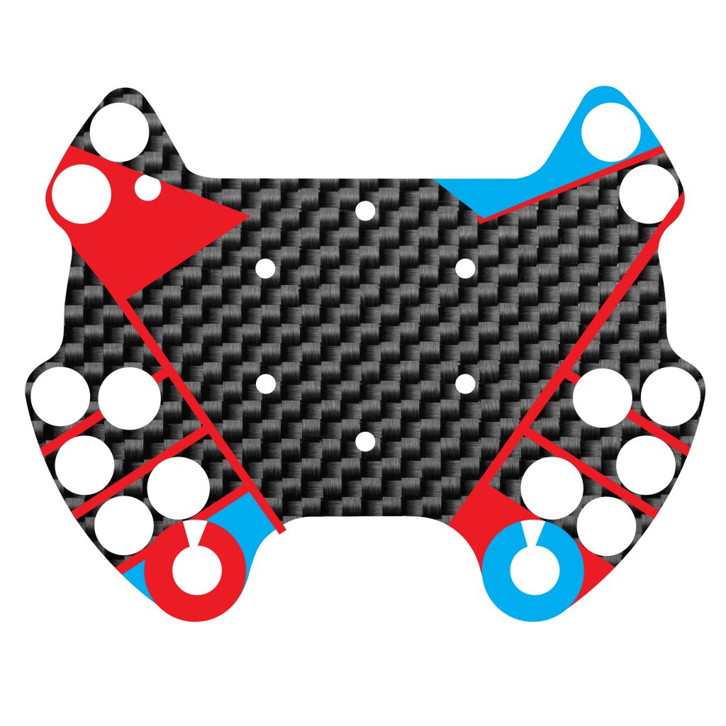 Fanatec podium button module sticker skin Custom | SIM STICKERS