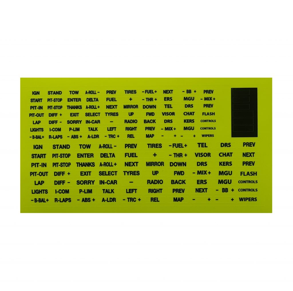 Fluorescent Yellow with no border | SIM STICKERS
